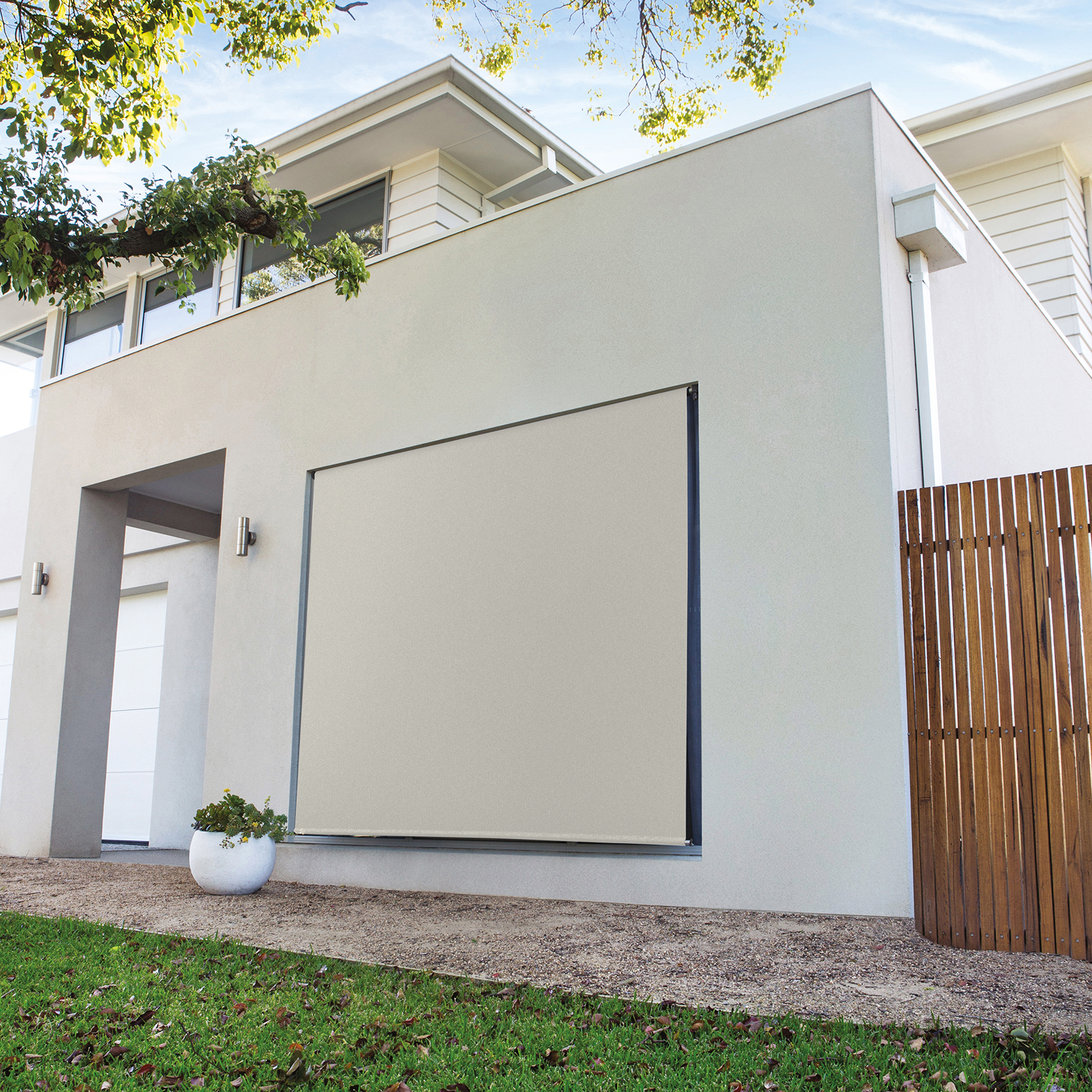 HeatShield Crank Operated Outdoor Blinds | Coolaroo